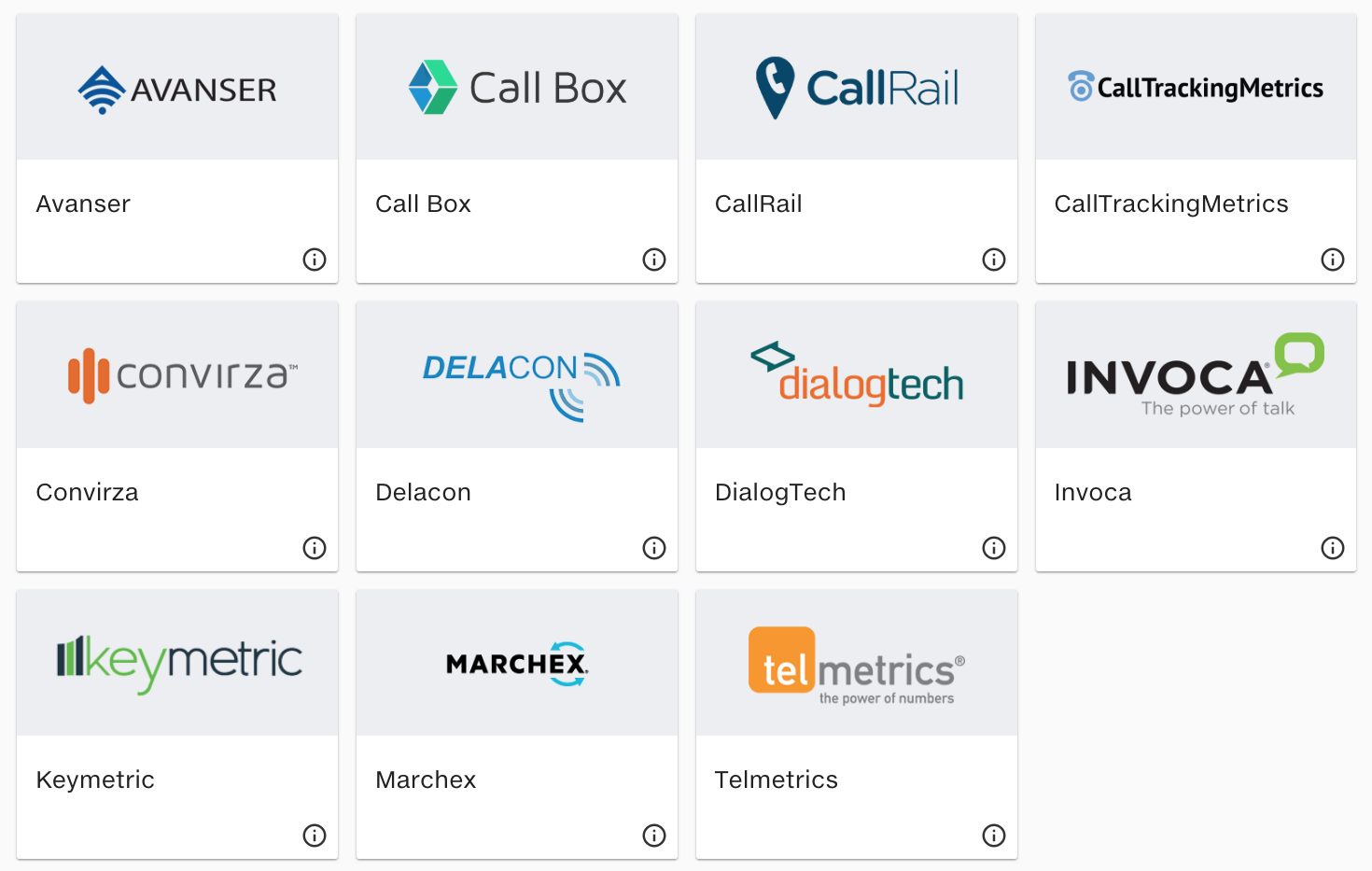 Ad Campaign Call Tracking, API, Media & CRM Integrations | Acquisio